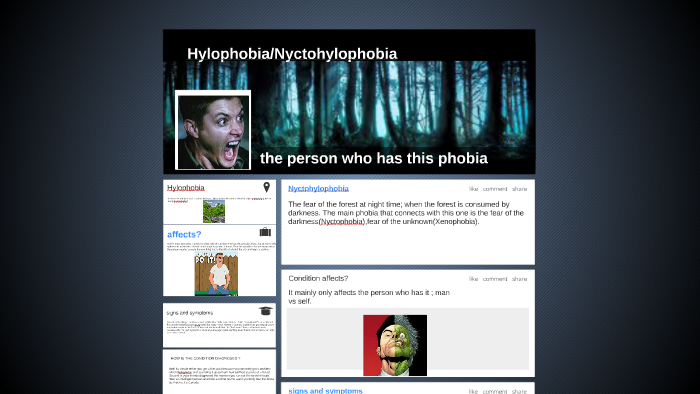 Hylophobia/Nyctophobia by john paul gonzalez on Prezi