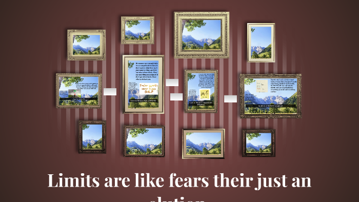 Limits are like fears their just an elution. by Genesis Matos on Prezi