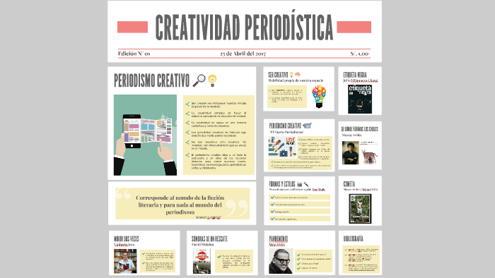 CREATIVIDAD PERIODÍSTICA by STEPHANIE quiroga on Prezi