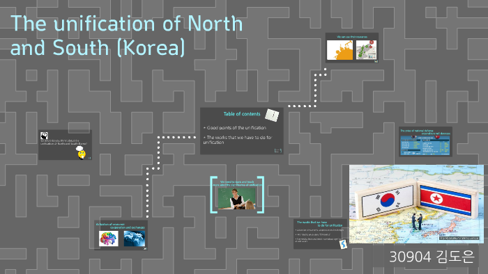 The unification of North and South (Korea) by 도은 Kim on Prezi
