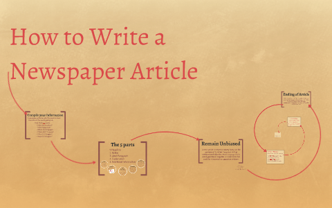 How to write a Newspaper Article by Joshua Chisholm on Prezi