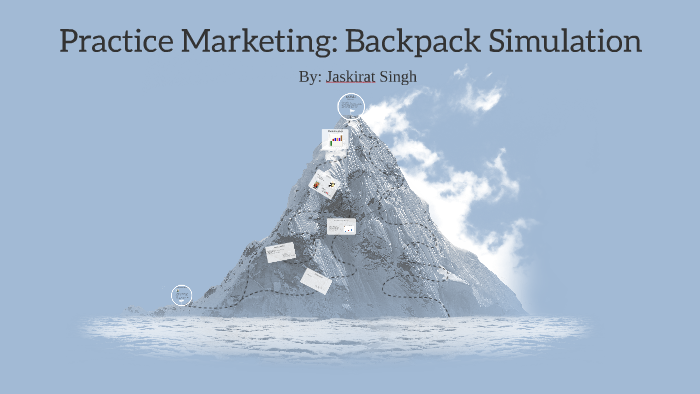 Practice Marketing: Backpack Simulation by Jass Virk on Prezi
