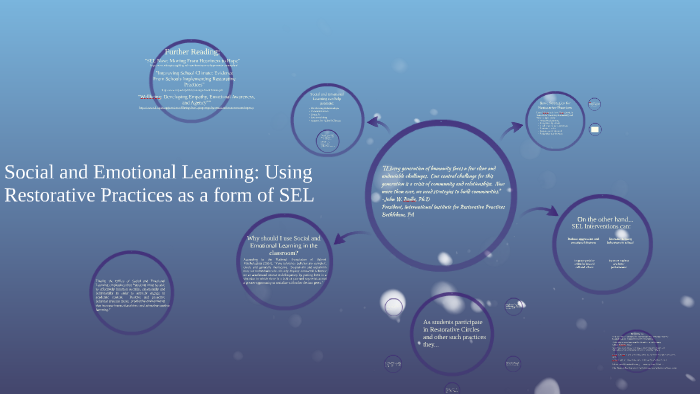 Restorative Practices as a Form of SEL by Justin Enriquez on Prezi