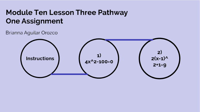 Module Ten Lesson Three Pathway One Assignment by Brianna Aguilar on Prezi