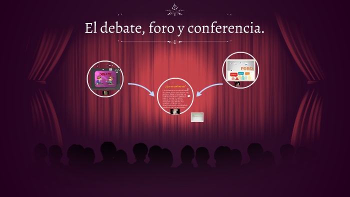 El debate, foro y conferencia. by Fatima Hernandez on Prezi