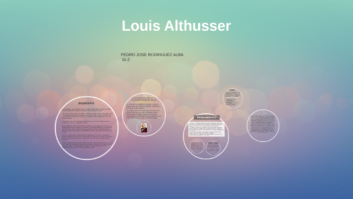 LOUIS ALTHUSSER by pedro jose rodriguez alba on Prezi