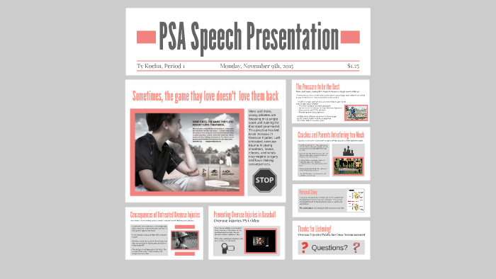 PSA Speech Presentation by Ty Koehn on Prezi