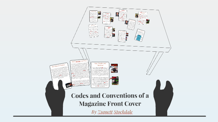 Codes and Conventions of a Magazine Front Cover by Zsanett Stockdale on ...