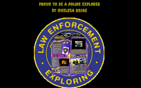 Proud to be a Police Explorer by