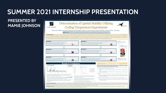 2021 Intern Research Poster by Mamie Johnson on Prezi