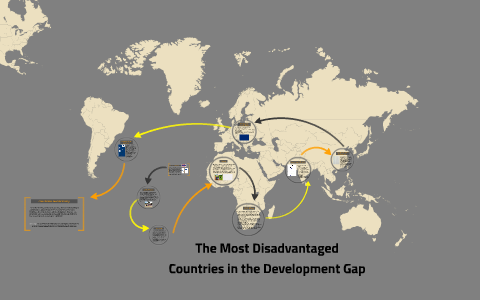 The Most Disadvantaged Countries in the Development Gap by megan holmes ...
