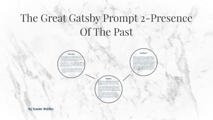 The Great Gatsby Prompt 2-Presence Of The Past by Xavier Robles on Prezi