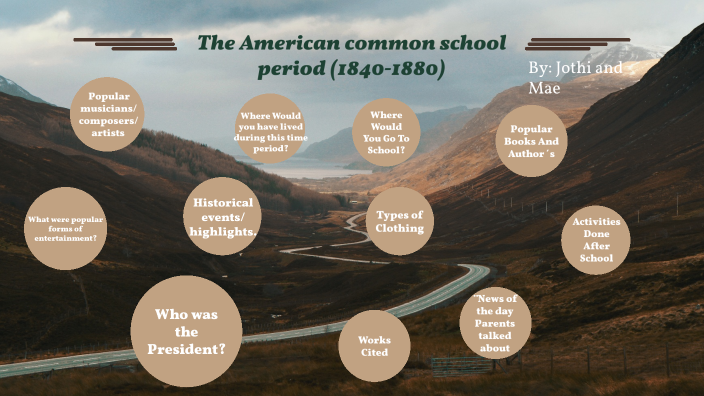 The American common school period (1840-1880) by Jothi Hancock on Prezi