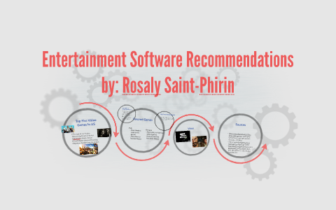 Entertainment Software Recommendations by Rosaly Saint on Prezi