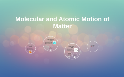 Molecular and Atomic Motion of Matter by Porsha Mills on Prezi