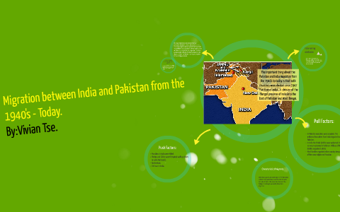 Migration between India and Pakistan from the 1940's - Today by Vivian ...