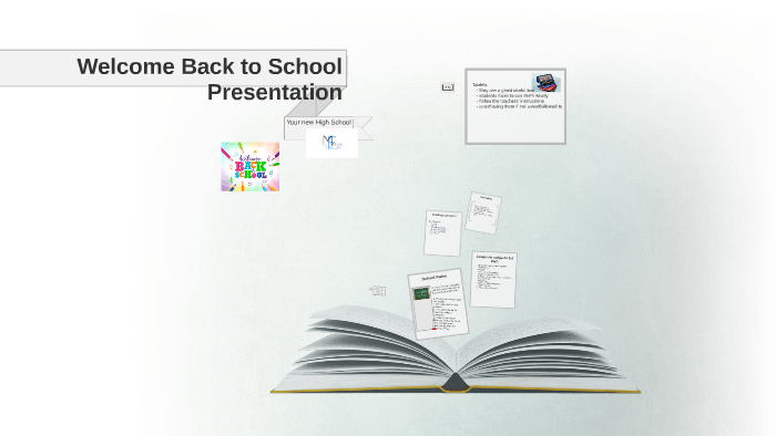 Welcome Back to School Presentation by A P on Prezi