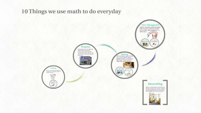 10 Things we use math to do everyday by Filiberto Padilla on Prezi