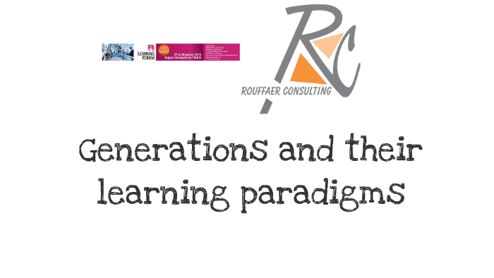 GENERATIONS AND LEARNING PARADIGMS by Bruno Rouffaer on Prezi
