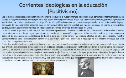 Corrientes ideológicas en la educación (Positivismo). by Ana Gutiérrez ...