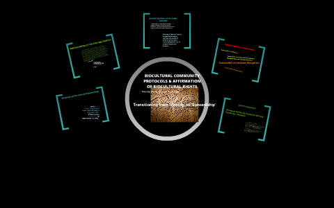 BIOCULTURAL COMMUNITY PROTOCOLS AND AFFIRMATION OF BIOCULTURAL RIGHTS ...
