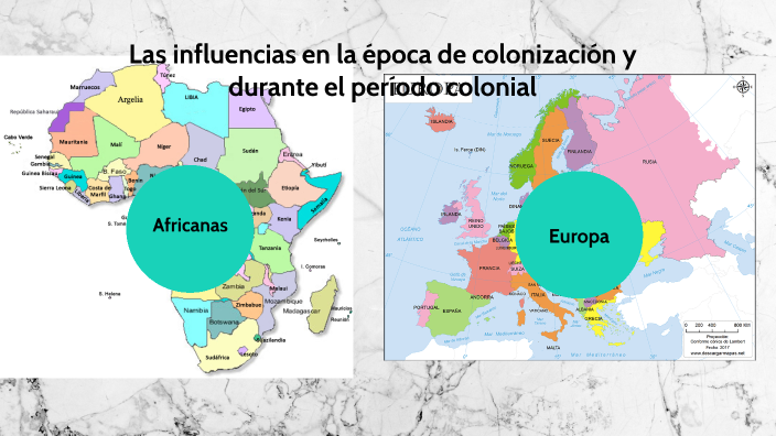 Las influencias en la época de colonización y durante el período ...