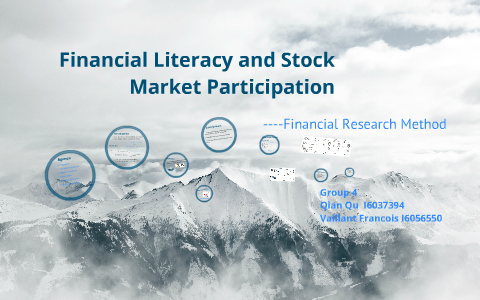 Financial literacy and stock market participation by Q Q