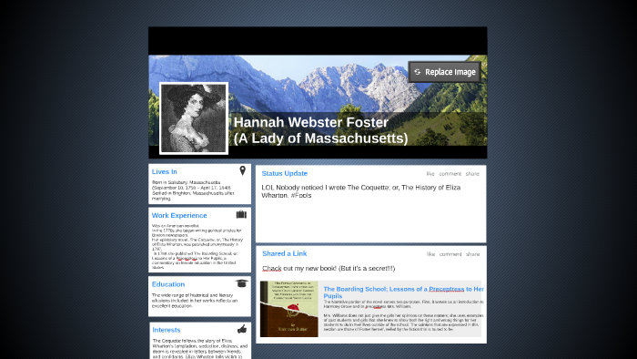 Hannah Webster Foster by Fernanda Duva on Prezi