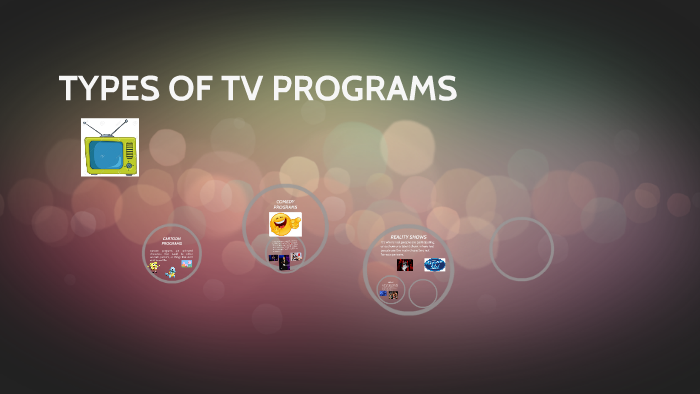 TYPES OF TV PROGRAMS by Norma Davila on Prezi