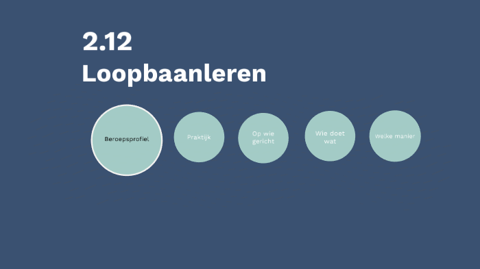 2.12 Loopbaanleren by Sterre Wijnen on Prezi
