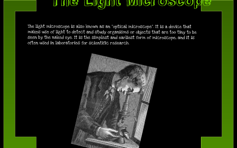 History of the Light Microscope by Charlotte Fink