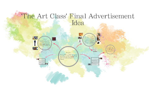 'The art class' final advertisement idea by Manisha Dhokia
