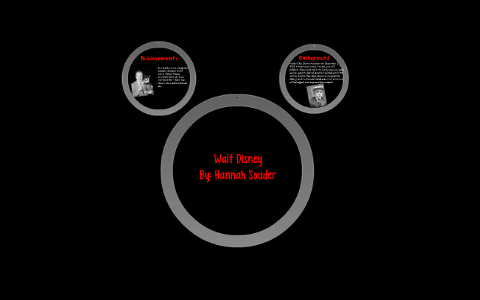 Walt Disney by Hannah Souder on Prezi