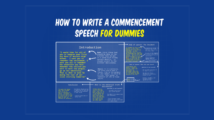 How to write a Commencement Speech for Dummies by Gabriel Lopez on Prezi