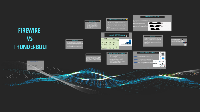 FIREWIRE VS THUNDERBOLT by Luis Manfredi on Prezi