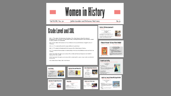 Women in History by Julia Gessler on Prezi