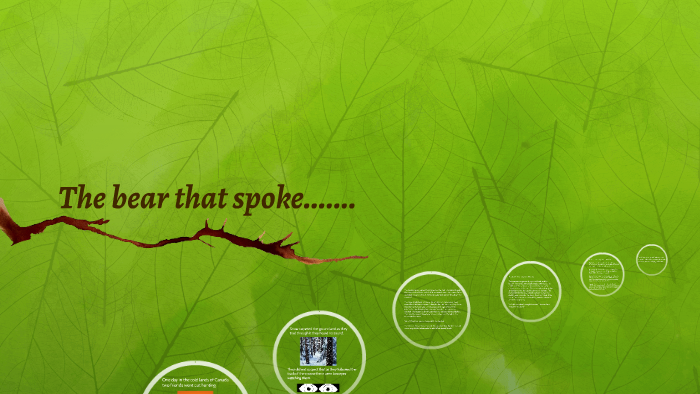 The bear that spoke....... by David Larner on Prezi