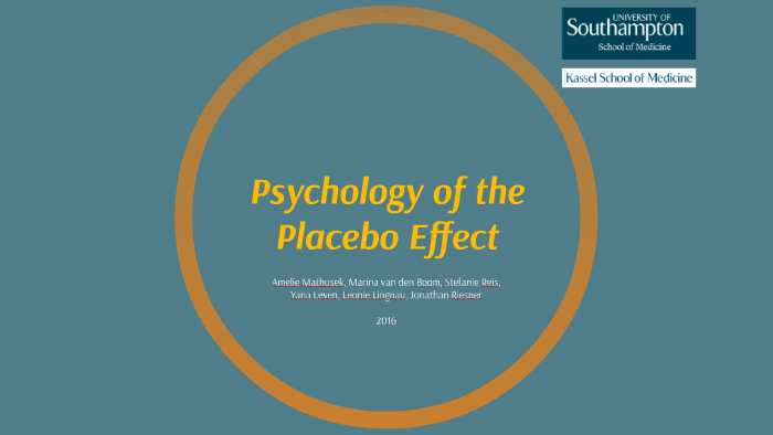 The psychology of the placebo effect by Leonie Lingnau on Prezi