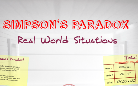 Simpsons Paradox by on Prezi