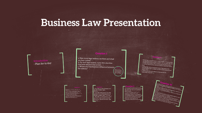 Business Law Presentation by Marit de jongh on Prezi
