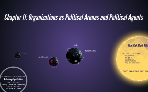 Chapter 11: Organizations as Political Arenas and Political by Kylea ...