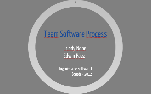 Team Software Process by Edwin Páez on Prezi