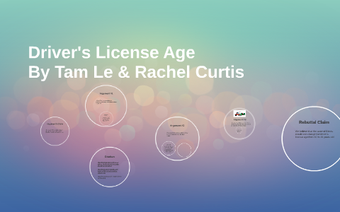 Driver's License Age by Tam Le on Prezi