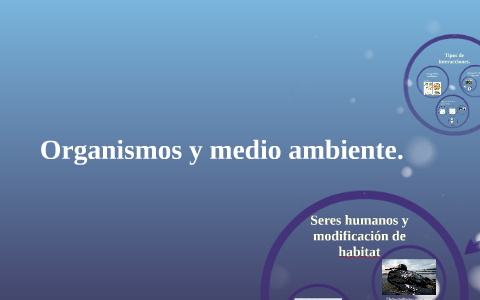 Organismos y medio ambiente. by Nicolás Ortiz on Prezi