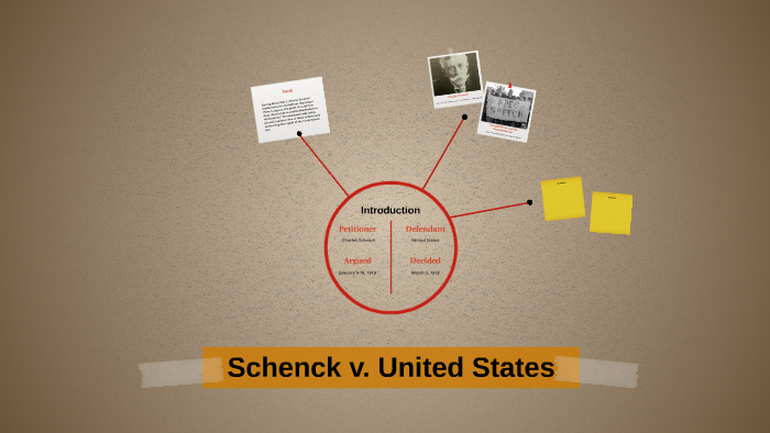 Schenck v. United States by david williams on Prezi