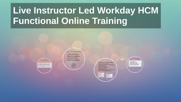 Live Instructor Led Workday HCM Functional Online Training by Glory ...
