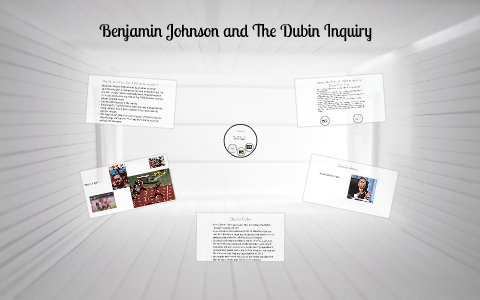 Ben Johnson and the Dubin Inquiry by Olivia Mitchell on Prezi