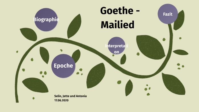 Goethe - Mailied by Antonia Hentschel on Prezi