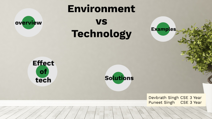 Environment vs Technology by dev singh on Prezi