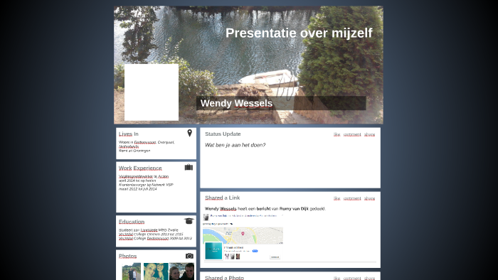Presentatie over mijzelf by Wendy Wessels on Prezi